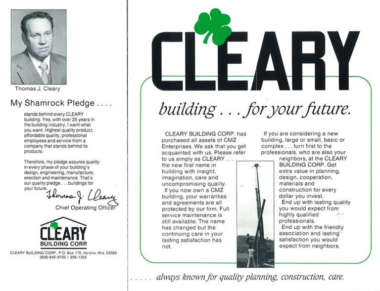 Our History - Cleary Building Corp.